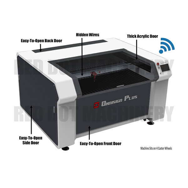 Laser Cutting Machine - Omnisign 6000 S3 (1.8x1.2m, 135W)