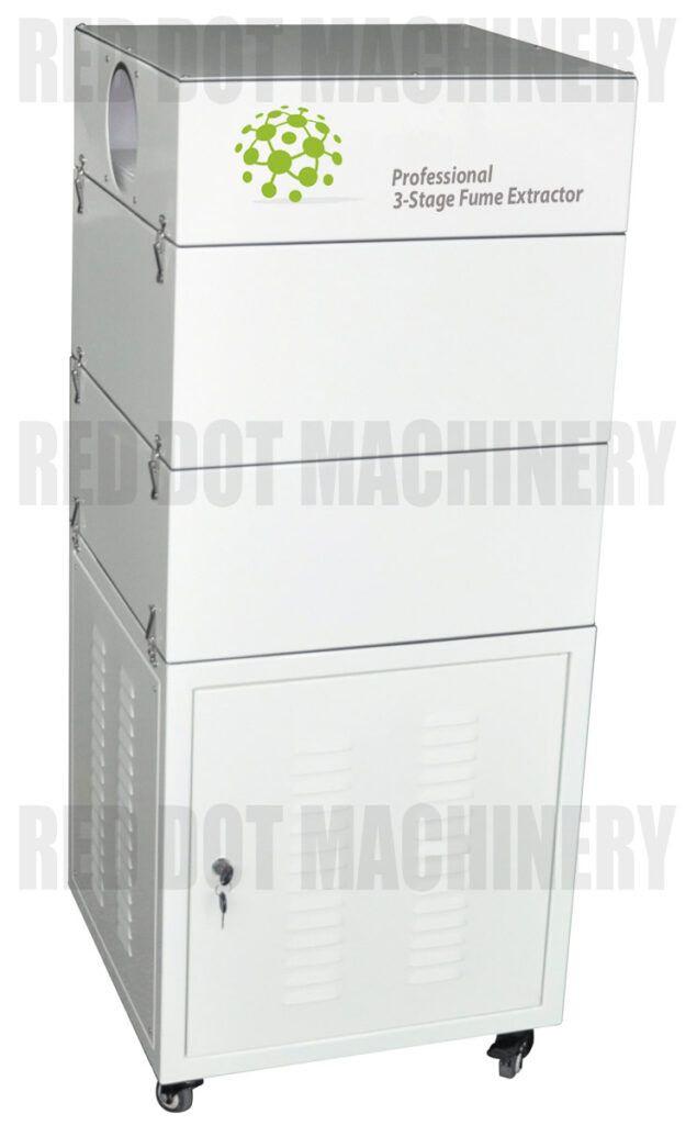 Advanced 3-Stage Fume Extraction and Filtration System (Sealed)